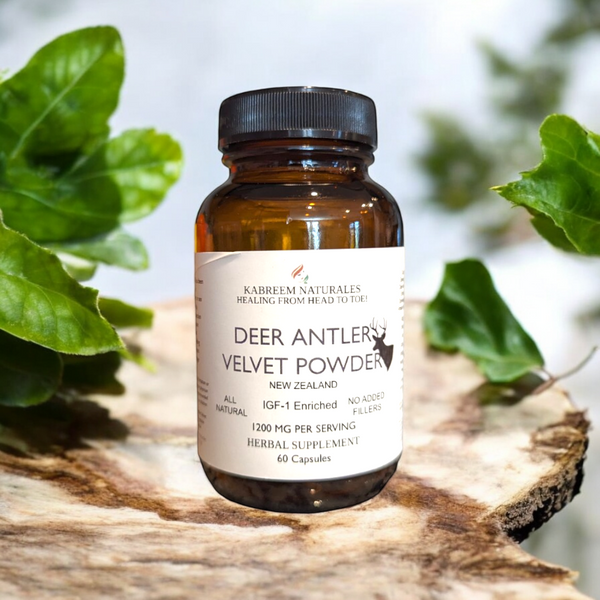 Natural Deer Antler Velvet Capsules | Kabreem Naturales