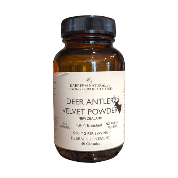 Natural Deer Antler Velvet Capsules | Kabreem Naturales