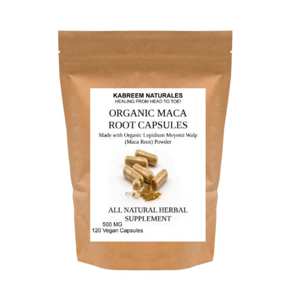 Organic Maca Root Capsules | Kabreem Naturales – KABREEM NATURALES
